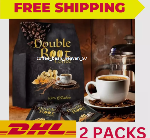 2 PACKS Double Root Coffee Superlife Stamina Men Stamina Libido DHL ...