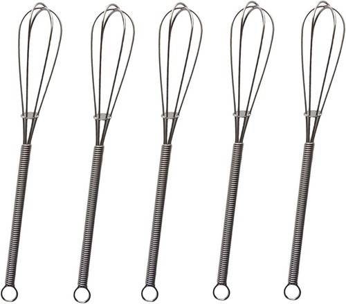 Mini Wire Whisks Set of 5 Pcs 7 Inches Small Stainless Steel Whisks for ...
