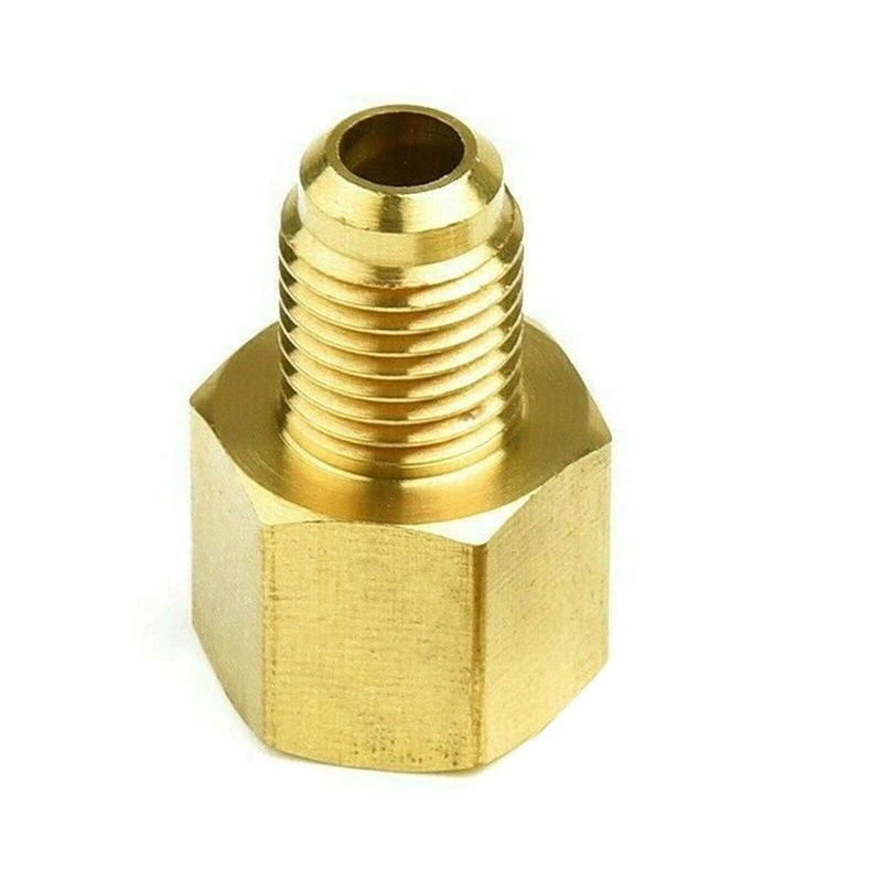 2Pcs/Set R134a To R12 Fitting Adapter 1/4 Female Flare 1/2 Acme Male ...