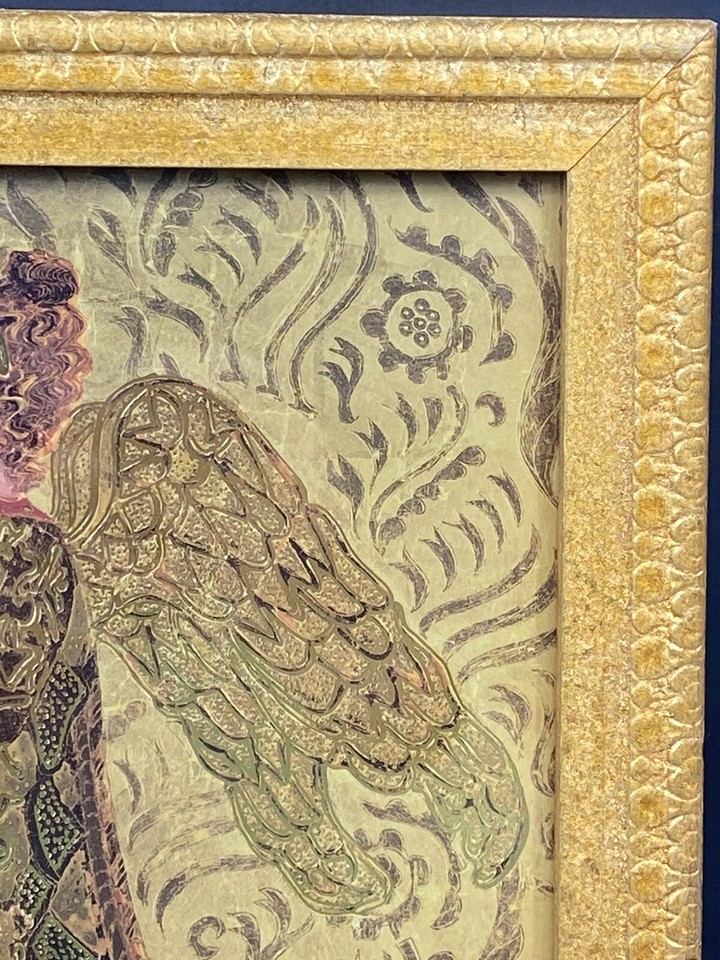 VTG 1993 Kay Jackson Guardian Angel of MotherhoodArt Print Wood Frame ...