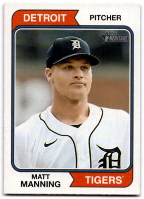 2023 Topps Heritage #292 Matt Manning | eBay