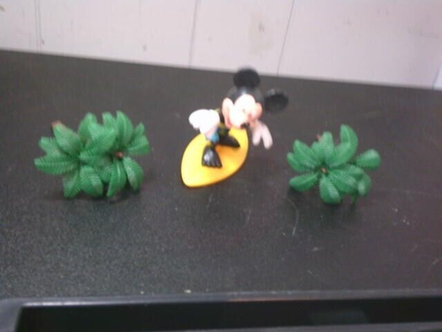 VTG Mickey Mouse Surfing Disney 3 Inch Surf Board Decopac Cake Topper ...