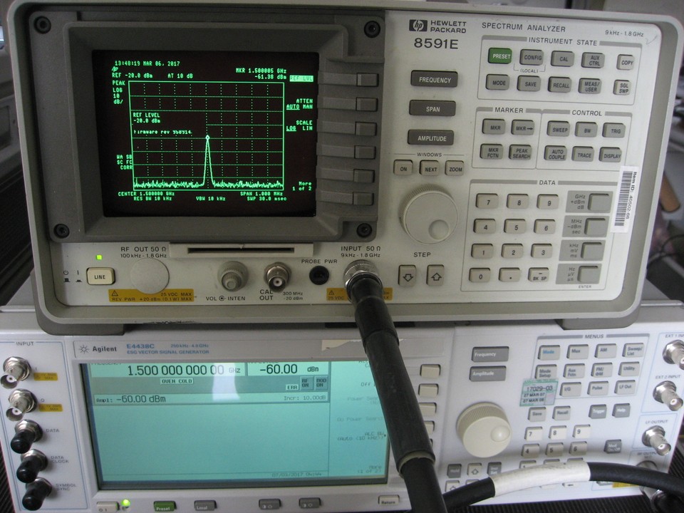 HP8591E Spectrum Analyzer Self-Cal Pass, option 041 | eBay