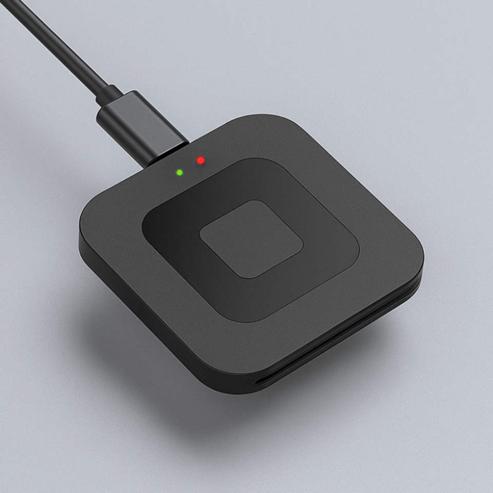 Portable USB2.0 Smart Card Reader for DNIE IC ID Bank SIM Card Card ...
