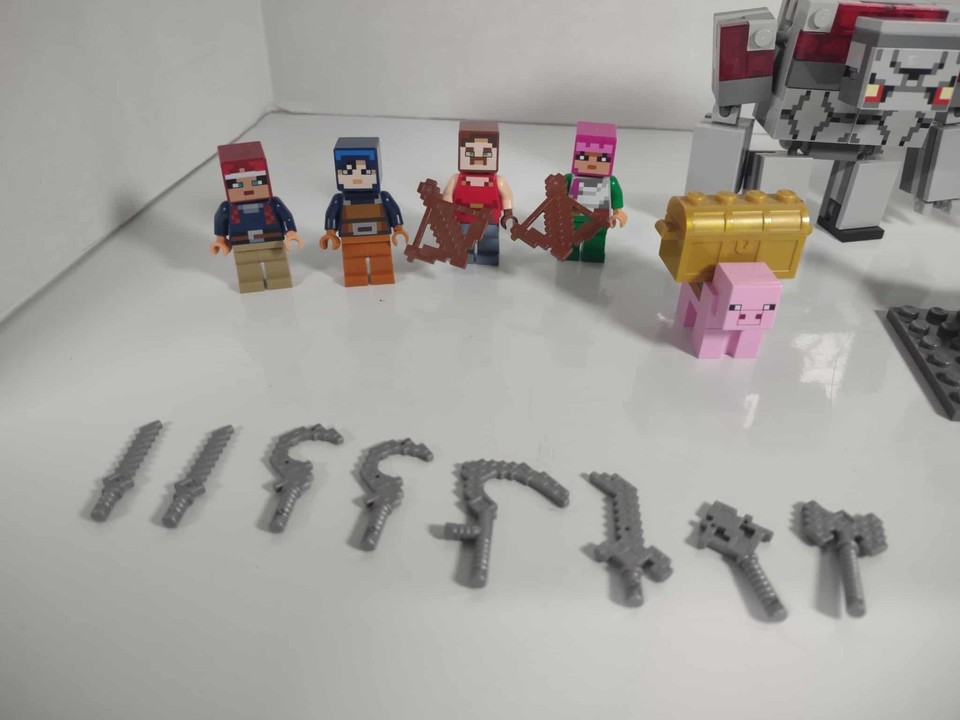 Minecraft Lego Set 21163: The Redstone Battle. 100% Complete | eBay