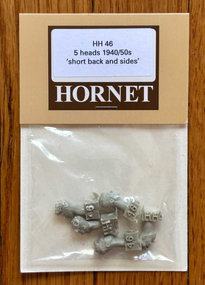 Hornet 1/35 HH46 1940s / 1950s 'short back and sides' haircut - Pack of 5 Heads | eBay