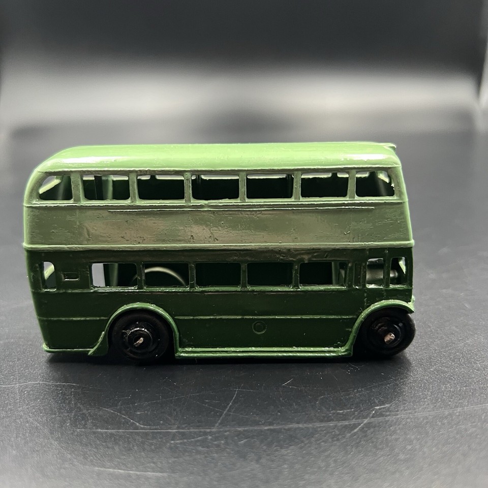 Vintage Dinky Toys Meccano 29C Green Two Tone Double Decker Bus 1950s ...