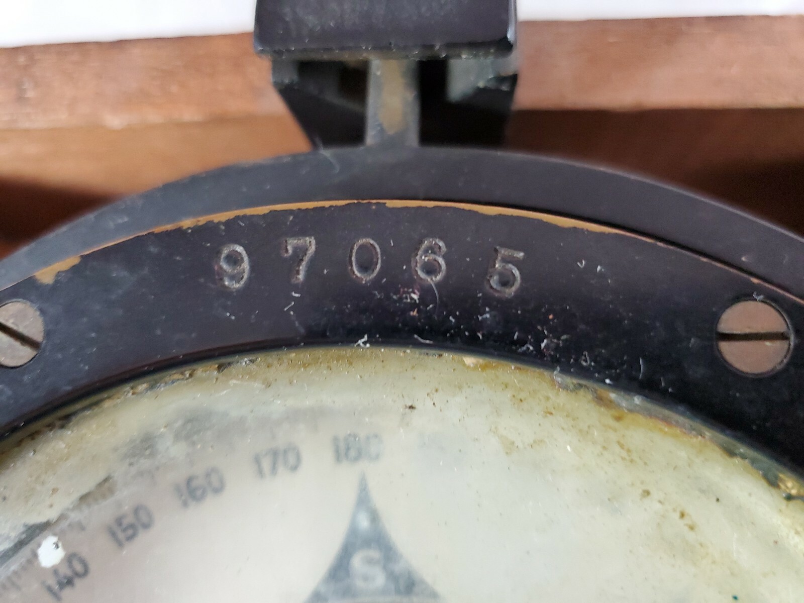 ES Ritchie & Sons Boston Antique U.S. Navy Ships Compass 6 Inches Wide ...