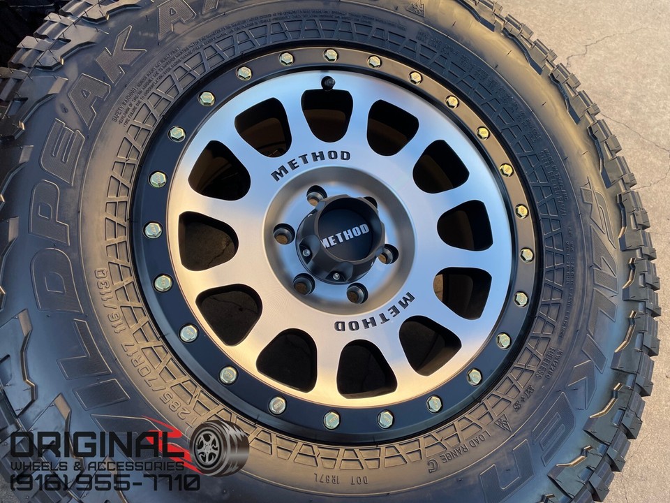 17x8.5 METHOD MR305 NV WHEELS 2657017 Falken AT4w TIRES TACOMA 4Runner ...