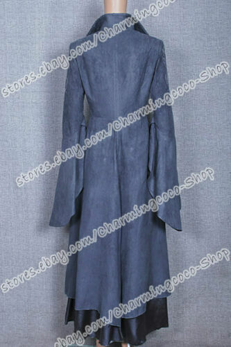 The Lord of the Rings Costume Arwen Coat Grey Dress Cosplay Costume ...