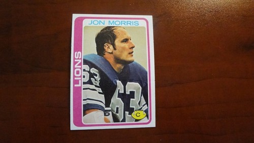 1978 TOPPS # 284 JON MORRIS FOOTBALL CARD | eBay