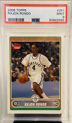 Rajon Rondo 2006-07 Topps #251 Rookie RC, PSA 9 🏀🔥 | eBay