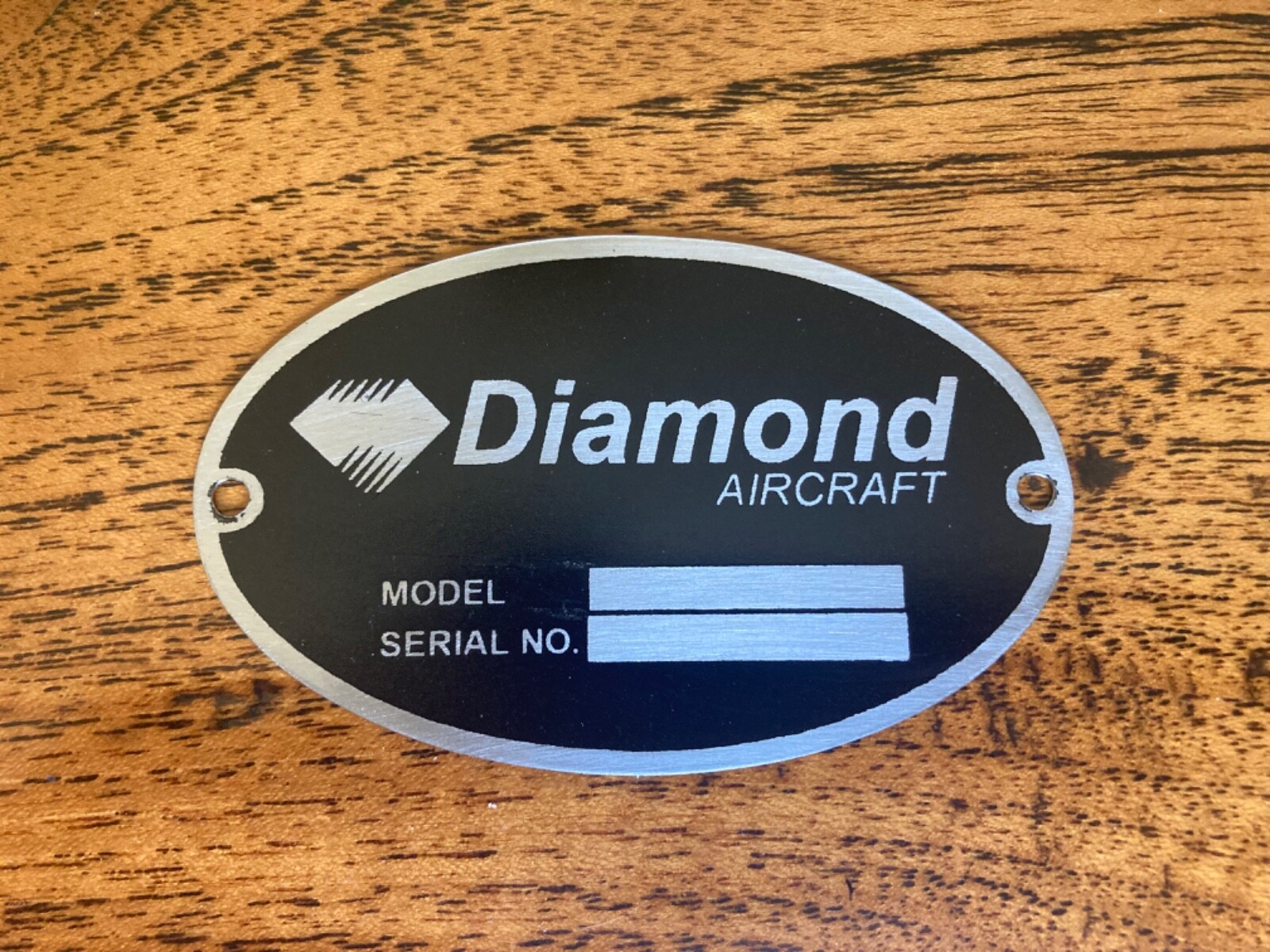 DIAMOND Aircraft DEA Req'd Aircraft Identification Data Plate | eBay