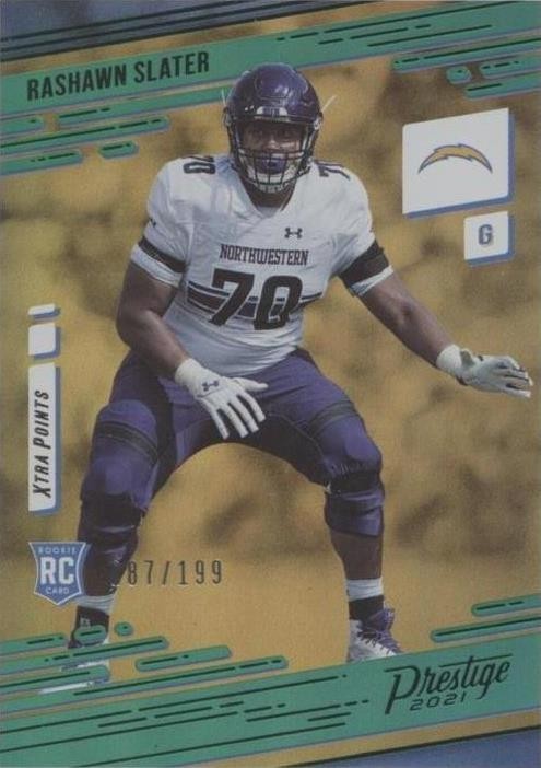 2021 Panini Prestige - Rookies Rashawn Slater #255 Xtra Points Premium ...