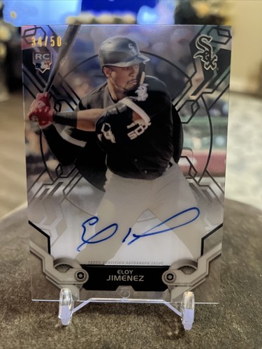 2019 Topps High Tek Autograph 34/50 Eloy Jimenez #HTA-EJ Rookie Auto ...