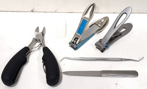 NEW GJNL Wide Jaw 5 Piece Toe Nail Clippers for Thick Nails | eBay