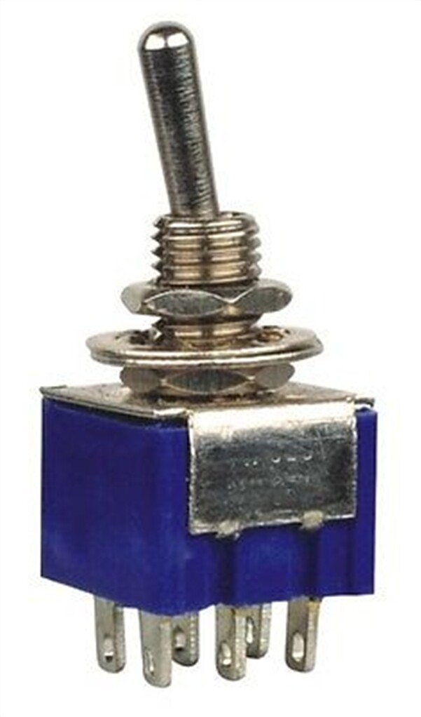 30Pcs 6-Pin Dpdt On-Off-On 6A 125Vac Toggle Switch New Ic yw | eBay