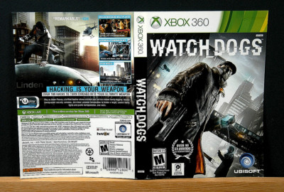 WATCH DOGS Cover Only (Microsoft XBOX 360) NO GAME Authentic | eBay
