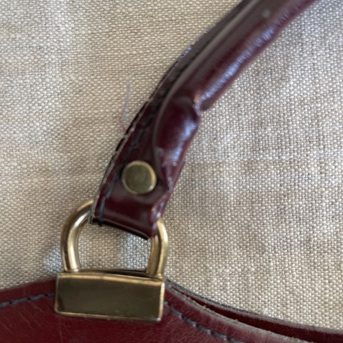 Vintage Leather Handbag Purse | eBay