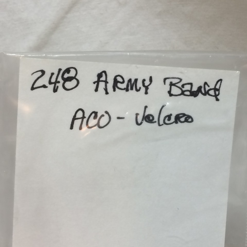 Military Patch Badge Army 248th Army Band Arc Tab ACU Hook Loop Back ...