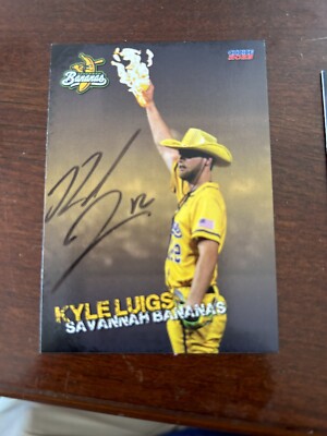 Kyle Luigi’s Signed Savannah Banana Card | eBay