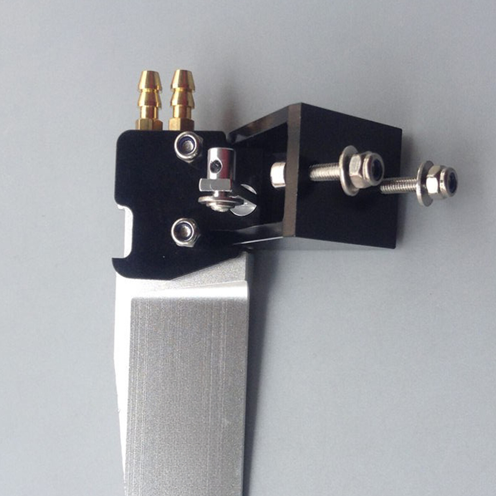 96mm Aluminum Dual Water Pickup Inlet Steering Rudder for RC Boat ...