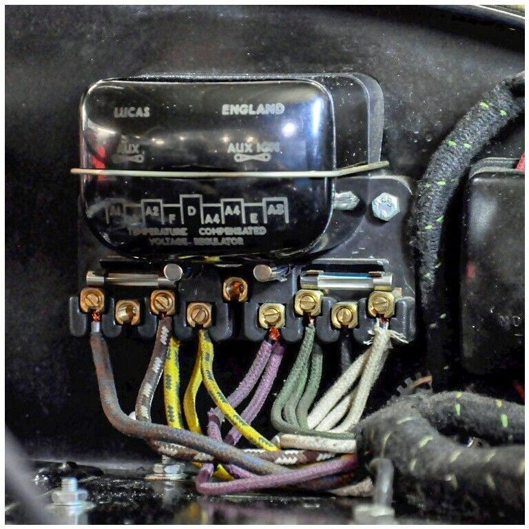 JAGUAR XK120 HILLMAN MINX ALVIS LUCAS RF95 VOLTAGE REGULATOR CONTROL ...