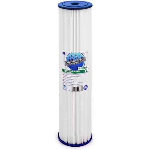 FCCEL20M20B Pleated Washable Reusable Water Filter 20" BIG BLUE Jumbo ...