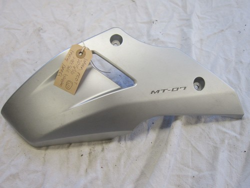 YAMAHA MT07 LEFT LOWER FAIRING BELLY PAN PANEL MATTE SILVER MT-07 1WS ...