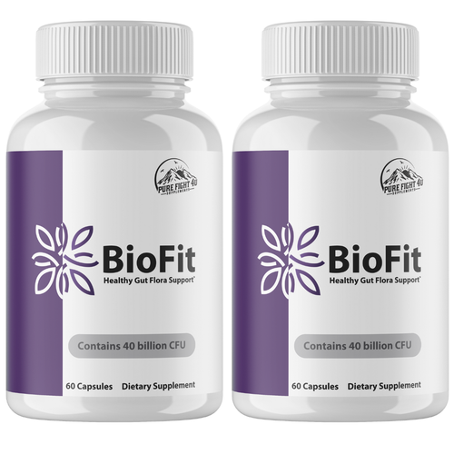 BioFit - Healthy Gut Flora Probiotics 40 Billion - 2 Bottles 120 ...