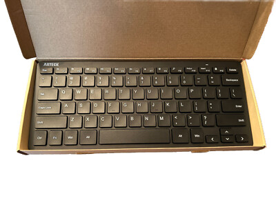 Arteck 2.4G Wireless Keyboard Metal Series BLACK HW098 | eBay
