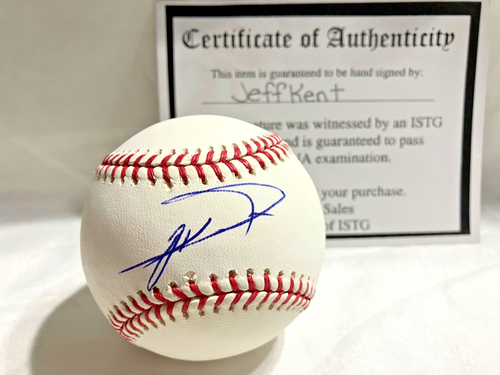 JEFF KENT Signed Autographed Official Major League Baseball Dodgers ...