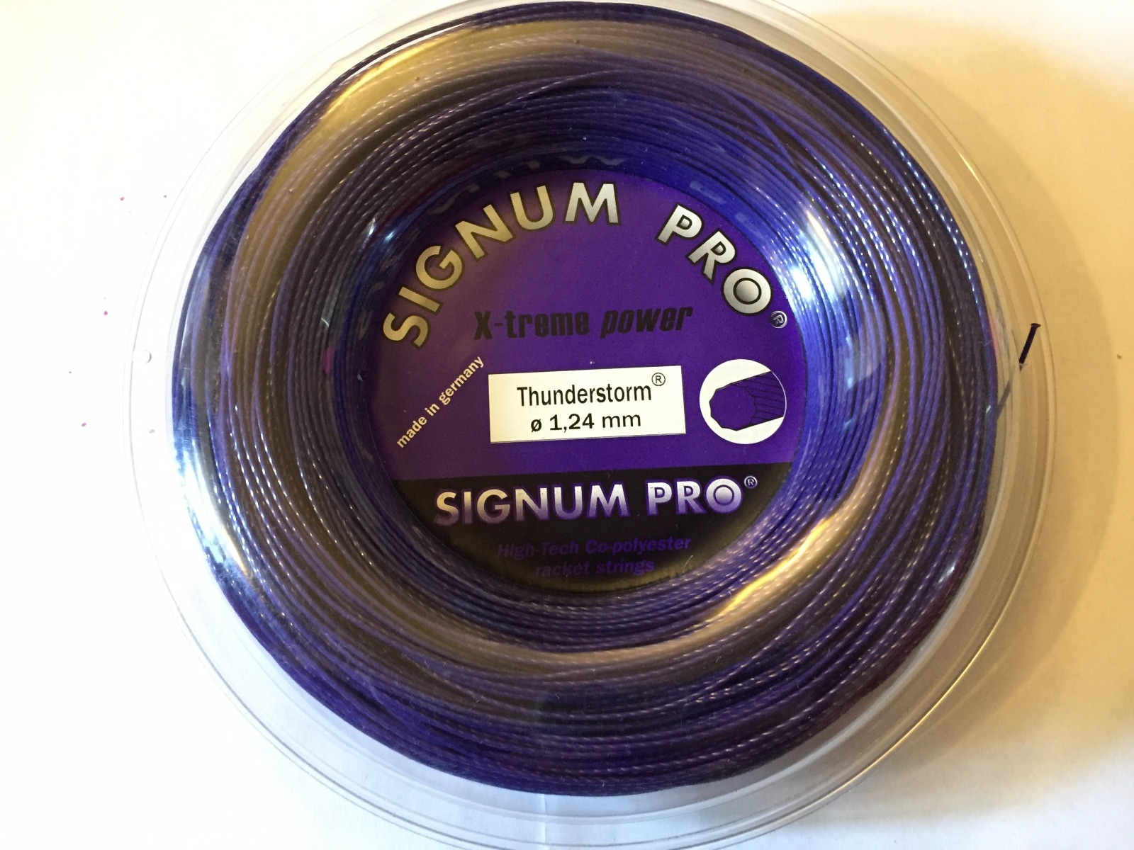 Signum Pro Thunderstorm 17G / 1.24mm Tennis String - (660ft. / 200M) | eBay