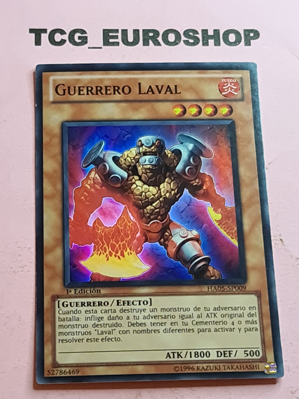 Laval Warrior YUGIOH HA05 SPANISH SUPER RARE NM #2623 | eBay
