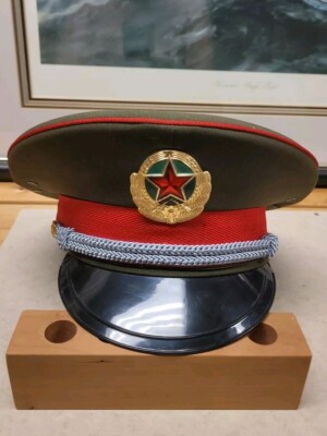 Rare 1960s Early Chinese People's Militia Officer Hat Early Pattern ...