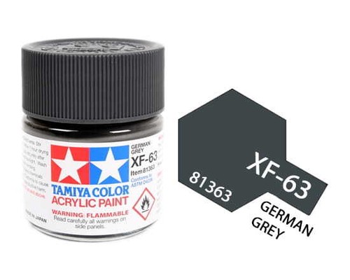 Tamiya Acrylic Paint 81363 XF-63 German Grey 23ml [MATT] | eBay