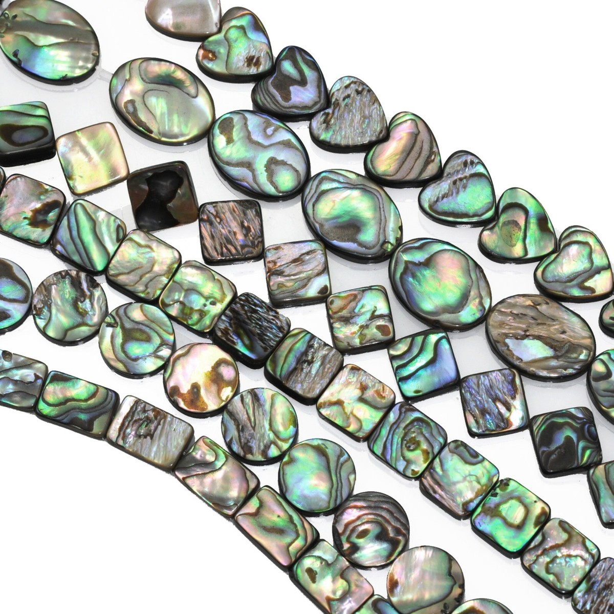 Abalone Beads Mother Of Pearl Abalone Natural Abalone | Mixed