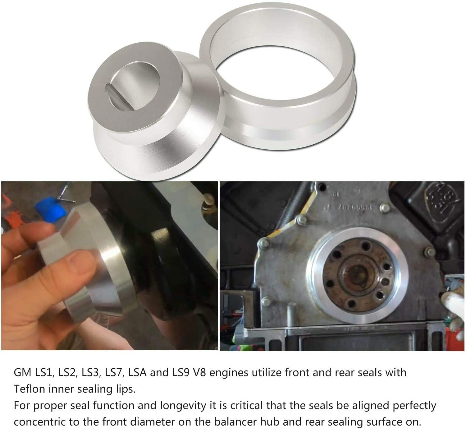 Front Rear Cover Oil Pan Alignment Tool For LS 4.8 5.3 5.7 6.0 GM LS1/2 ...