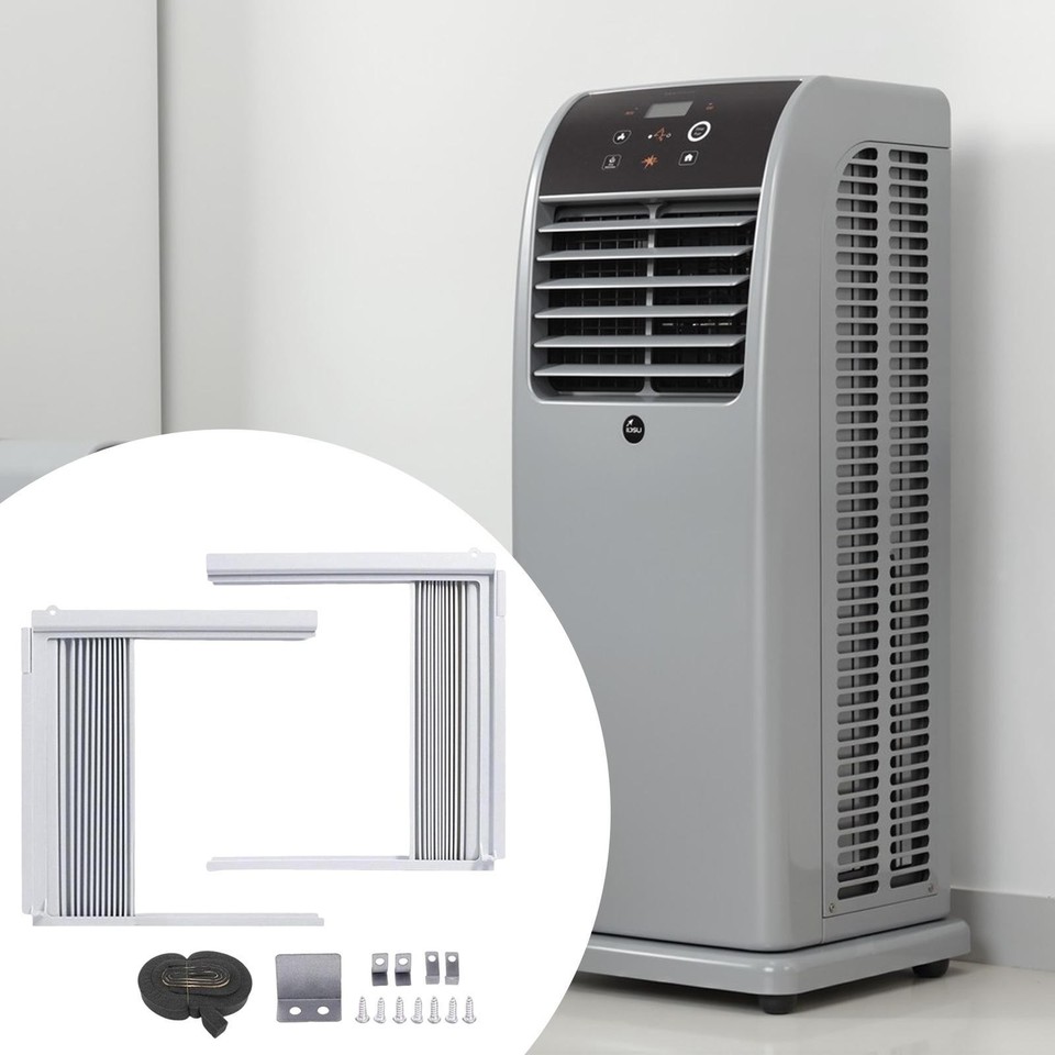 Window Side Panel Frame Kit Accordion Filler Kit Shockproof Low Noise ...