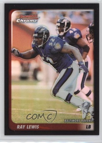2003 Bowman Chrome Refractor /500 Ray Lewis #6 HOF | eBay