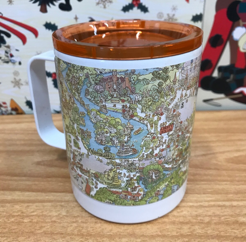 Walt Disney World 50th Anniversary Vault Map Mug with Lid | eBay UK