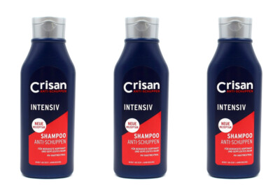 3x CRISAN Anti-Schuppen Intensiv Shampoo , 3x250ml EAN5000468000043 ...