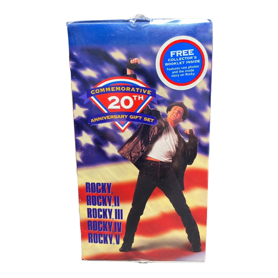 The Complete Rocky Collection 20th Anniversary VHS Set Rocky 1-5 ...
