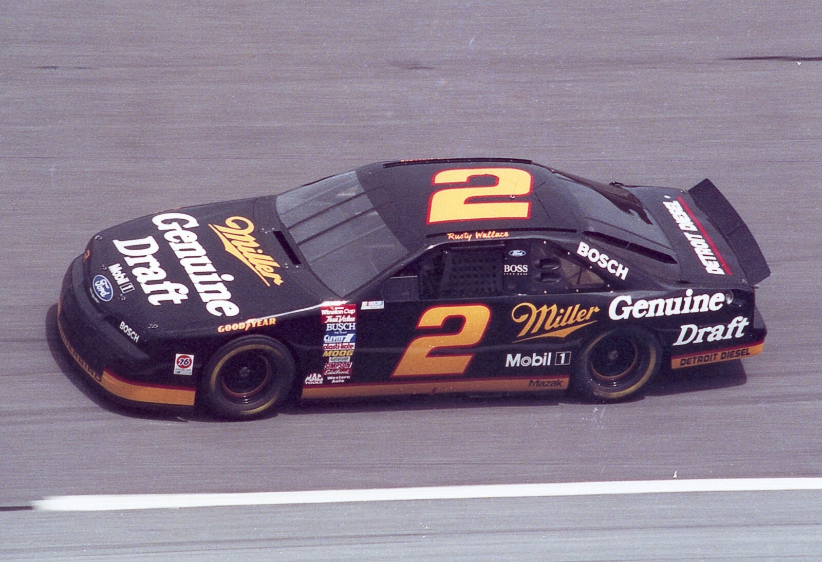 Rusty Wallace Miller Genuine Draft For NASCAR 13x19 Poster Gloss Photo ...