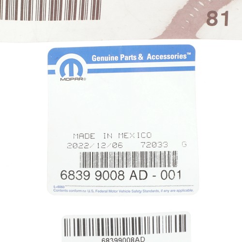 Genuine Mopar Jumper Wiring 68399008AD | eBay