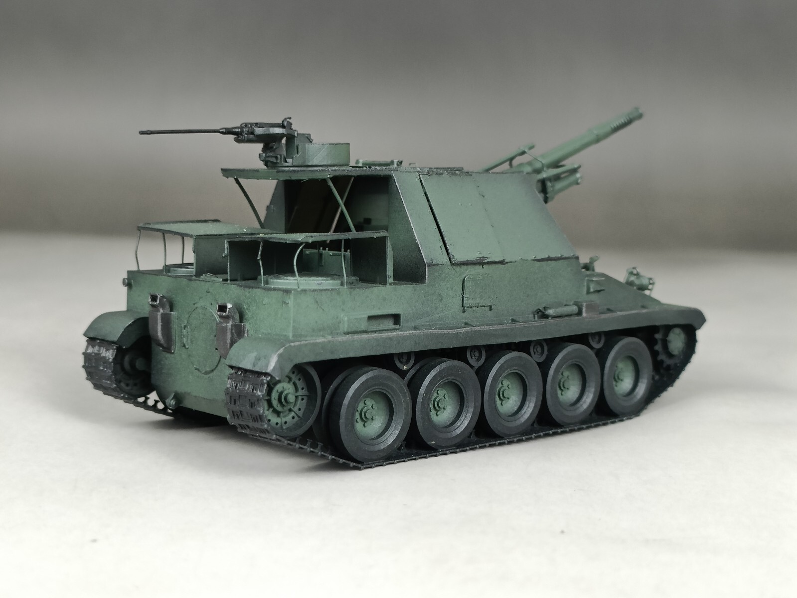 1/72 Built French Lorraine 155 mle.50 155mm SP Howitzer Tank Model | eBay