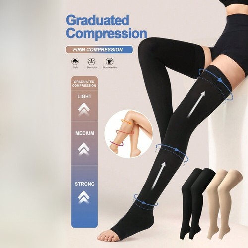 NHS COMPRESSION FLIGHT SOCK TRAVEL ANTI SWELLING FATIGUE SPORT SUPPORT ...