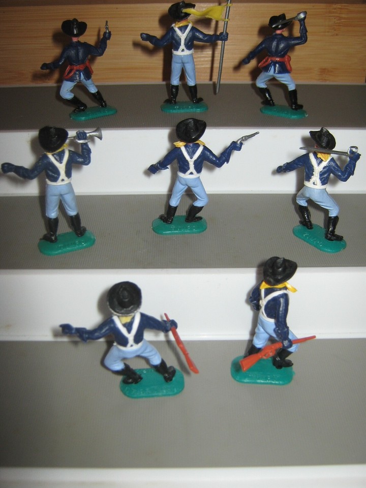 Timpo 7th cavalry set of all 8 poses 1st series very good condition | eBay