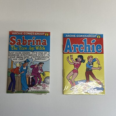 NEW Archie Miniature Comics Bubble Funnies Collectable Archie Sabrina ...