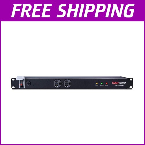 Heavy-Duty 12-Outlet Surge Protector with 15ft Cord - Essential for ...